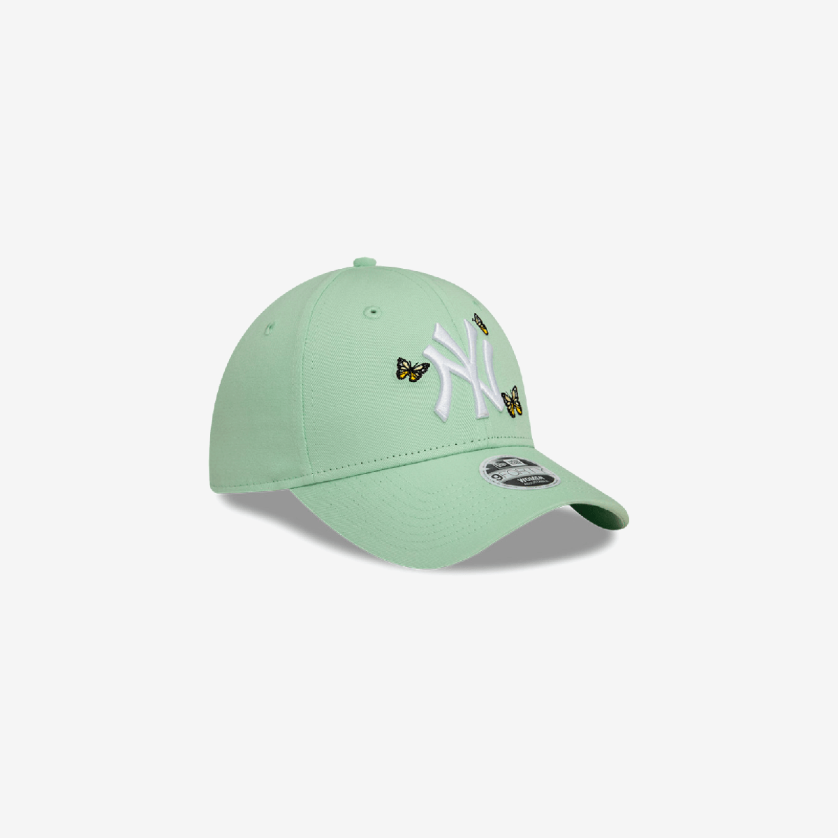 New York Yankees MLB Butterfly Icon 9FORTY Adjustable Green Cap ...